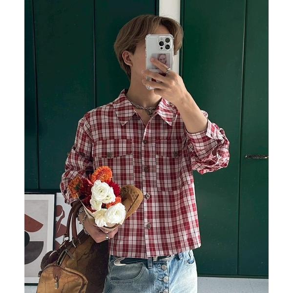 参考価格：6，995円発売時期：2025年10月コンディション：A（使用感なし）数回使用した程度で使用感が感じられないアイテム参考商品名：【ユニセックス】チェック＆無地シャーリングシャツ参考品番：XMANR254020【商品に関する注意事項...