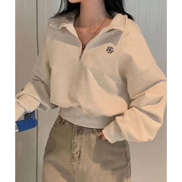 『タイムセール実施中』参考価格：6，980円発売時期：2023年09月コンディション：B（目立つ使用感なし）使用感が少ない、または気にならないアイテム首周り：汚れ参考商品名：[BELLIDE MADE] ワンポイント刺繍ハーフジップアップセ...