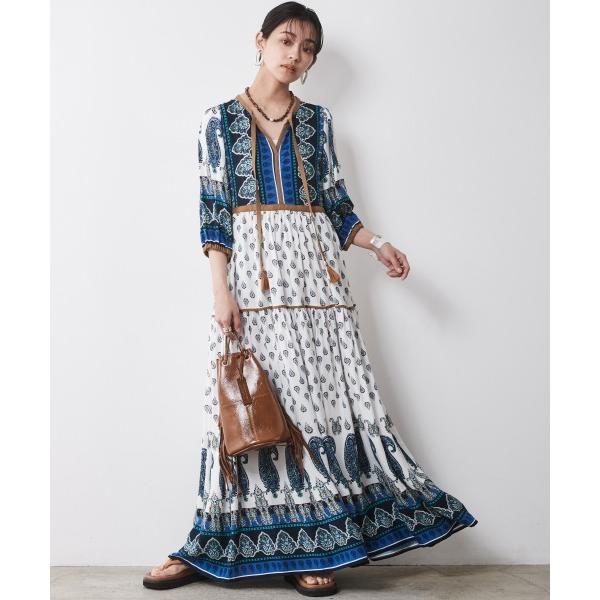 参考価格：9，890円発売時期：2024年05月コンディション：A（使用感なし）数回使用した程度で使用感が感じられないアイテム参考商品名：エスニックパネルプリントマキシワンピース ＜大きいサイズ有＞シックスタイル参考品番：AMR0124C0...