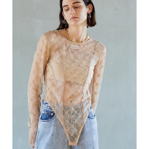 参考価格：17，600円発売時期：2023年04月コンディション：A（使用感なし）数回使用した程度で使用感が感じられないアイテム参考商品名：モノグラムレースボディスーツ / Monogram Lace Bodysuit参考品番：312313...