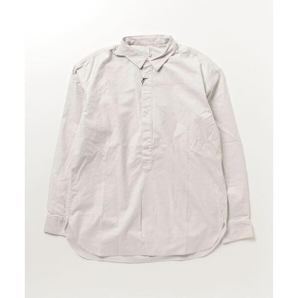 『セール実施中』参考価格：12，100円発売時期：2023年07月コンディション：A（使用感なし）数回使用した程度で使用感が感じられないアイテム参考商品名：SHORT COLLAR PO SHIRT：バックサテン ショートカラー プルオーバ...