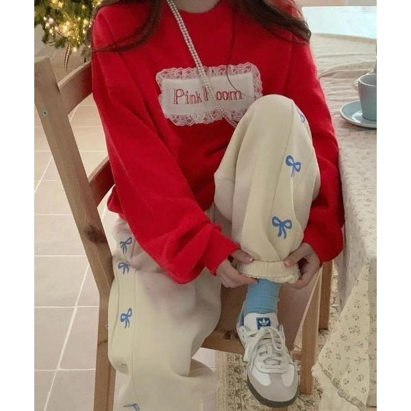 『セール実施中』参考価格：4，950円発売時期：2023年12月コンディション：B（目立つ使用感なし）使用感が少ない、または気にならないアイテム全体的：汚れ、毛玉参考商品名：【LAMPOON】リボンスエットパンツ参考品番：LP0076【商品...