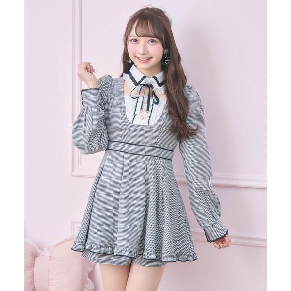 ZOZO問い合わせ番号:104015001ショップ:ROJITA，ロジータブランド:ROJITA，ロジータ商品名:メイドライクセットアップカテゴリ:ジャケット/アウター>セットアップブランド品番:1613421素材:表地： ポリエステ...