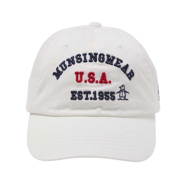 『セール実施中』ZOZO問い合わせ番号:104015073ショップ:DESCENTE STORE GOLF，デサントストアゴルフブランド:MUNSINGWEAR，マンシングウェア商品名:コットンツイルロゴデザインベースボールキャップカテゴリ...