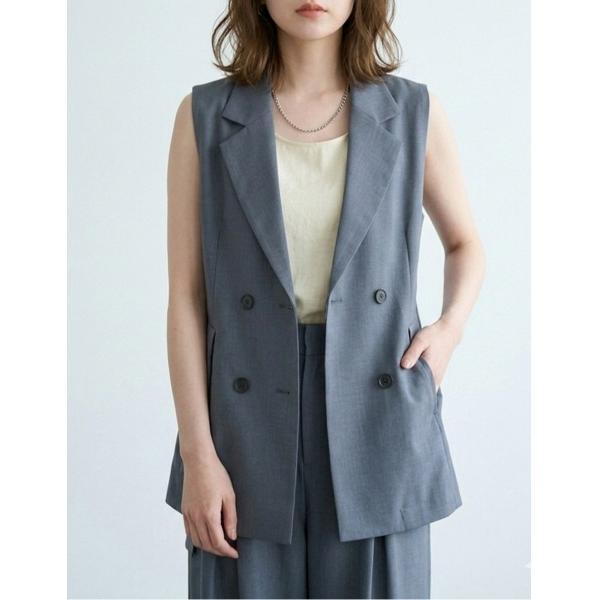 ZOZO問い合わせ番号:104015099ショップ:Bonjour Sagan，ボンジュールサガンブランド:TRIANGLE PALETTE，トライアングルパレット，Bonjour Sagan，ボンジュールサガン商品名:ペプラムジレ・ベスト...