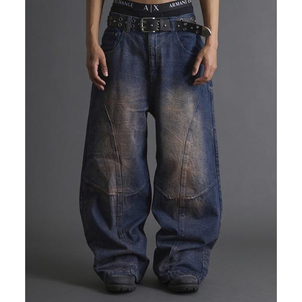 『セール実施中』参考価格：11，000円発売時期：2025年04月コンディション：B（目立つ使用感なし）使用感が少ない、または気にならないアイテムウエスト：汚れすそ周り：汚れ参考商品名：Crack Design Curve Denim / ...