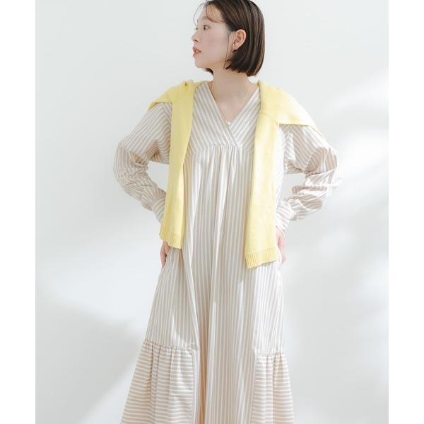 参考価格：13，200円発売時期：2022年12月コンディション：A（使用感なし）数回使用した程度で使用感が感じられないアイテム参考商品名：F by ROSSO　2WAYストライプティアードワンピース参考品番：RA34-26Y403【商品に...