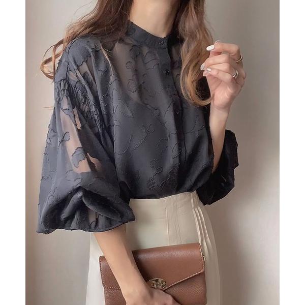 『タイムセール実施中』参考価格：5，759円発売時期：2024年02月コンディション：B（目立つ使用感なし）使用感が少ない、または気にならないアイテム全体的：毛玉参考商品名：フラワージャガードシアーシャツ参考品番：frmt006-259【商...