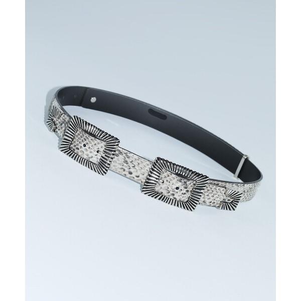 参考価格：30，800円発売時期：2023年12月コンディション：B（目立つ使用感なし）使用感が少ない、または気にならないアイテム表面：型崩れ参考商品名：【TOGA TOO/トーガトゥ】Double square buckle belt/ダ...