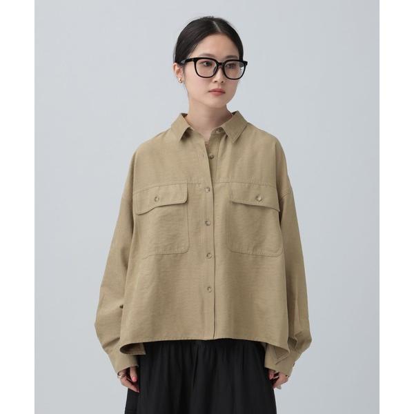 ZOZO問い合わせ番号:104050155ショップ:LEPSIM，レプシィムブランド:LEPSIM，レプシィム商品名:フェイクスエードWポケットシャツ　630189カテゴリ:トップス>シャツ/ブラウスブランド品番:630189素材:本...