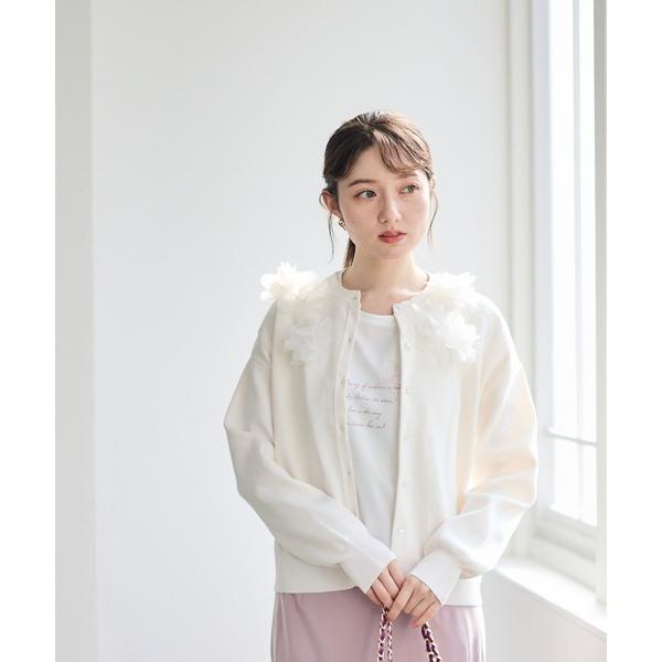 ZOZO問い合わせ番号:104050375ショップ:12Twelve Agenda，トゥエルブ アジェンダブランド:12Twelve Agenda，トゥエルブ　アジェンダ商品名:フラワーモチーフクルーニットカーディガンカテゴリ:トップス&g...