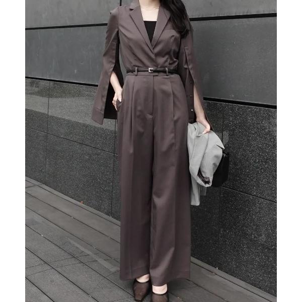 ZOZO問い合わせ番号:104050567ショップ:anuans，アニュアンスブランド:anuans，アニュアンス商品名:ミニマルテーラードオールインワンカテゴリ:オールインワン・サロペット>つなぎ/オールインワンブランド品番:152...