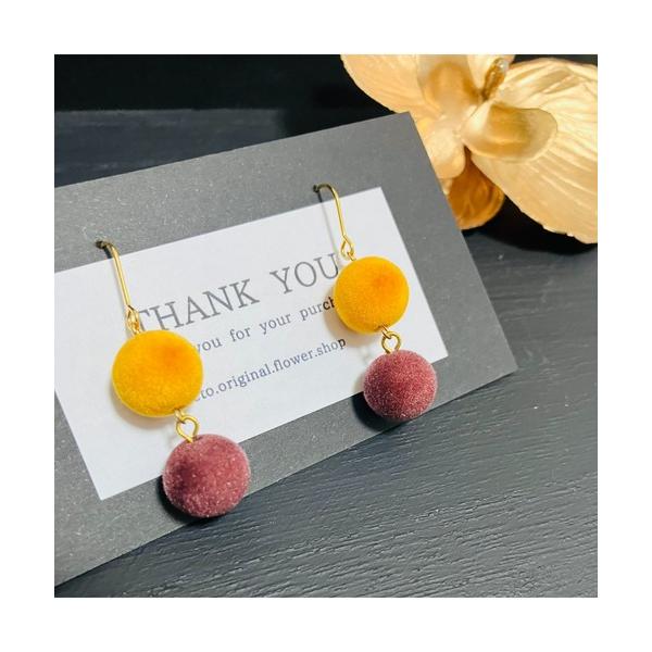 ※このアイテムは返品・交換対象外商品です。ZOZO問い合わせ番号:104050676ショップ:TONE，トーンブランド:tone，トーン商品名:【eto】焼き芋カラー フロッキーピアス(MA)カテゴリ:アクセサリー>ピアス（両耳用）ブ...