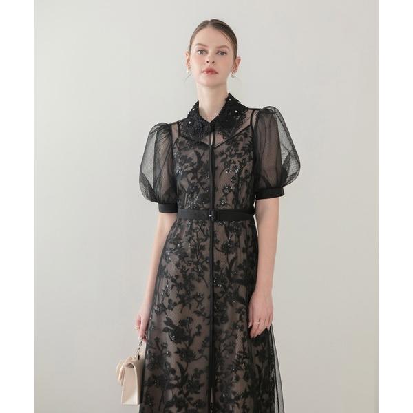 『タイムセール実施中』ZOZO問い合わせ番号:104050761ショップ:Leja，レジャブランド:Leja，レジャ商品名:【LEJA】フラワーレースカラーチュールレイヤードキャミワンピースAラインドレス美脚効果結婚式 パーティードレス 成...