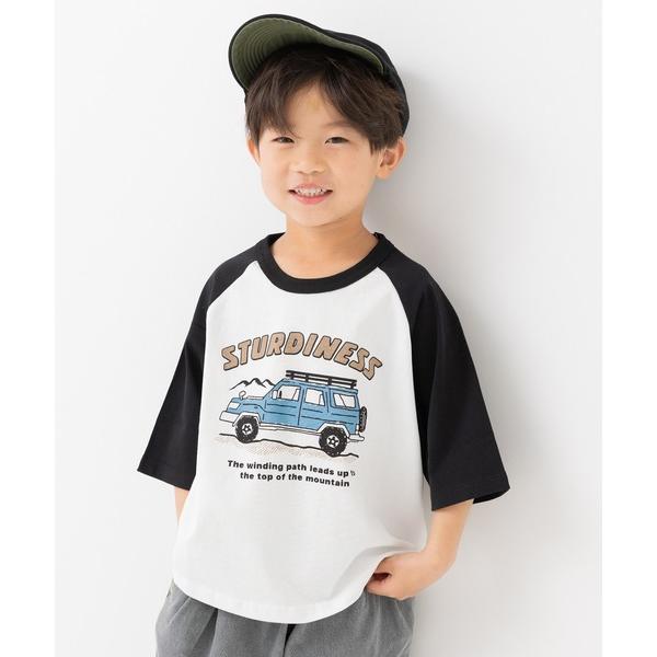 『タイムセール実施中』ZOZO問い合わせ番号:104051235ショップ:JAM ＆ LINK，ジャムアンドリンクブランド:chil2，チルツー商品名:綿100％ プリントラグラン半袖Tシャツカテゴリ:トップス>Tシャツ/カットソーブ...