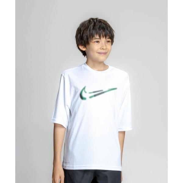 『タイムセール実施中』ZOZO問い合わせ番号:104051381ショップ:ムラサキスポーツ，ムラサキスポーツブランド:NIKE，ナイキ，ムラサキスポーツ，ムラサキスポーツ商品名:NIKE/ナイキ キッズ 水着 ラッシュガード 半袖 Tシャツ...