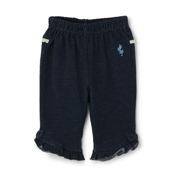 ZOZO問い合わせ番号:104051803ショップ:KP，ケーピーブランド:KP，ケーピー商品名:デニム風ニットツイル パンツ 6分丈カテゴリ:パンツ>その他パンツブランド品番:2161109素材:綿98% ポリウレタン2%原産国:中...