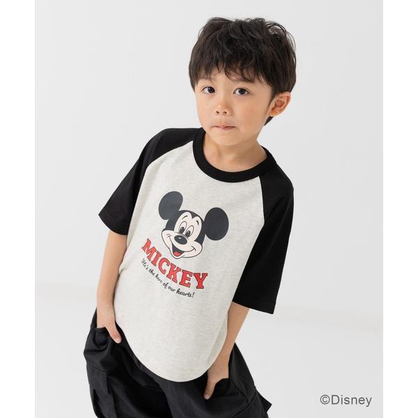 『タイムセール実施中』ZOZO問い合わせ番号:104052075ショップ:JAM ＆ LINK，ジャムアンドリンクブランド:Disney，ディズニー，chil2，チルツー商品名:〈ディズニー〉ミッキーマウス/ラグラン半袖Tシャツカテゴリ:ト...