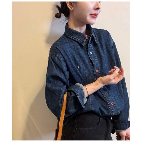『タイムセール実施中』ZOZO問い合わせ番号:104052512ショップ:Bonjour Sagan，ボンジュールサガンブランド:I.O.E，アイオイ商品名:配色ボタンアクセントデニムシャツカテゴリ:トップス>シャツ/ブラウスブランド...