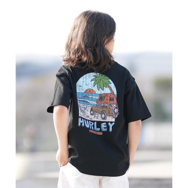 ZOZO問い合わせ番号:104052892ショップ:ムラサキスポーツ，ムラサキスポーツブランド:Hurley ，ハーレー，ムラサキスポーツ，ムラサキスポーツ商品名:Hurley/ハーレー キッズ 半袖 Tシャツ バックプリント オーバーサイ...