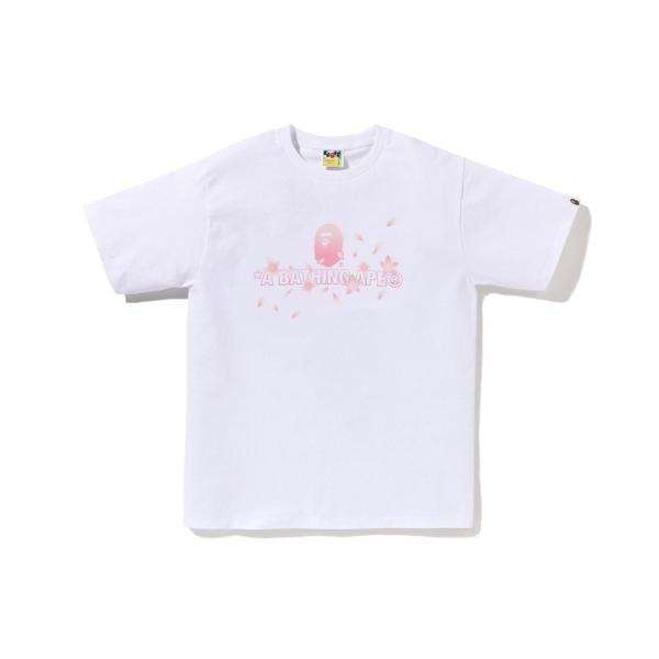ZOZO問い合わせ番号:104053108ショップ:A BATHING APE，ア ベイシング エイプブランド:A BATHING APE，アベイシングエイプ商品名:SAKURA LOGO TEEカテゴリ:トップス>Tシャツ/カットソ...