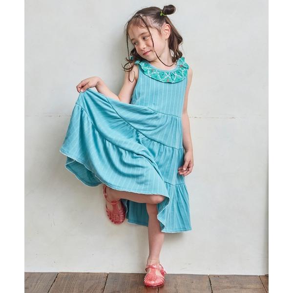 ZOZO問い合わせ番号:104053124ショップ:MARKEY'S，マーキーズブランド:MARKEY'S，マーキーズ商品名:フリルカラーティアードワンピースカテゴリ:ワンピース/ドレス>ワンピースブランド品番:0040961027素...