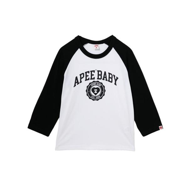 ZOZO問い合わせ番号:104053212ショップ:A BATHING APE，ア ベイシング エイプブランド:A BATHING APE，アベイシングエイプ商品名:APEE BABY PRINT RAGLAN LS TEEカテゴリ:トップ...