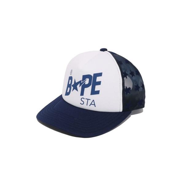 ZOZO問い合わせ番号:104053393ショップ:A BATHING APE，ア ベイシング エイプブランド:A BATHING APE，アベイシングエイプ商品名:BAPE STA MESH CAPカテゴリ:帽子>キャップブランド品...