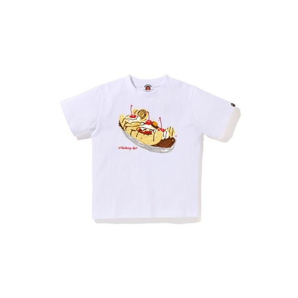 ZOZO問い合わせ番号:104053517ショップ:A BATHING APE，ア ベイシング エイプブランド:A BATHING APE，アベイシングエイプ商品名:BANANA SPLIT TEEカテゴリ:トップス>Tシャツ/カット...