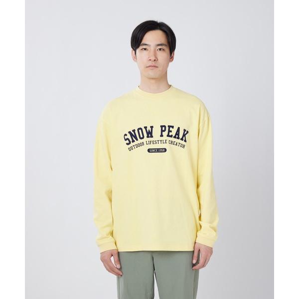 ZOZO問い合わせ番号:104053625ショップ:Snow Peak，スノーピークブランド:Snow Peak，スノーピーク商品名:Snow Peak / Varsity Logo L/S T-Shirt バーシティロゴ Tシャツカテゴリ...