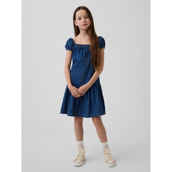 『タイムセール実施中』ZOZO問い合わせ番号:104053768ショップ:GAP，ギャップブランド:GAP，ギャップ商品名:デニム ドロップウエスト ワンピース (キッズ)カテゴリ:ワンピース/ドレス>ワンピースブランド品番:8816...