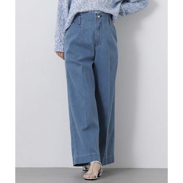 ZOZO問い合わせ番号:104053918ショップ:Gready Brilliant，グレディブリリアンブランド:Gready Brilliant，グレディブリリアン商品名:ＬＵハイウエストデニムセミワイドパンツカテゴリ:パンツ>その...