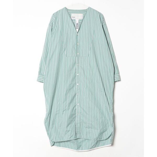 コンディション：A（使用感なし）数回使用した程度で使用感が感じられないアイテムZOZO問い合わせ番号:104066156ショップ:ZOZOUSED，ゾゾユーズドブランド:TICCA，ティッカ商品名:ストライプ柄長袖ワンピースカテゴリ:ワンピ...