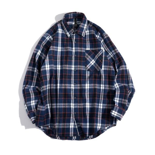 『セール実施中』参考価格：4，400円発売時期：2024年09月コンディション：B（目立つ使用感なし）使用感が少ない、または気にならないアイテム全体的：毛玉参考商品名：Vintage-like check flannel shirt/ヴィン...