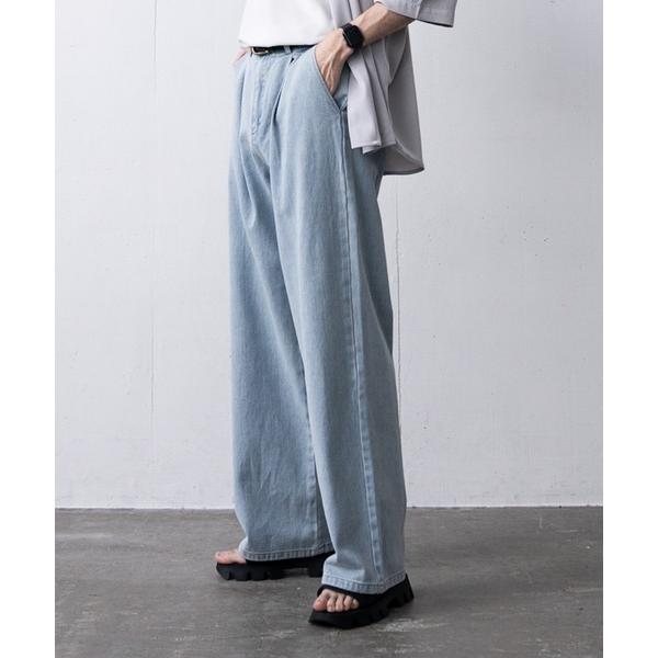 参考価格：5，500円発売時期：2023年06月コンディション：B（目立つ使用感なし）使用感が少ない、または気にならないアイテム全体的：色あせ参考商品名：【EDDEN ELLEN】タックワイドビンテージウォッシュデニム参考品番：EEAZU0...