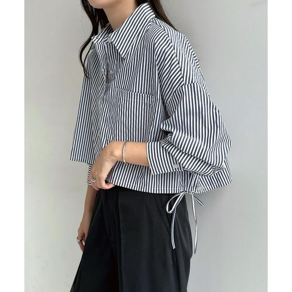 『タイムセール実施中』参考価格：4，590円発売時期：2024年08月コンディション：A（使用感なし）数回使用した程度で使用感が感じられないアイテム参考商品名：無地/ストライプショート丈リボンシャツブラウス参考品番：6002372【商品に関...
