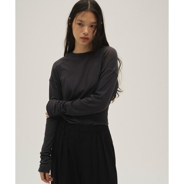 ZOZO問い合わせ番号:104089047ショップ:TODAYFUL，トゥデイフルブランド:TODAYFUL，トゥデイフル商品名:Hightwist Gauze Long T-shirtsカテゴリ:トップス>Tシャツ/カットソーブラン...