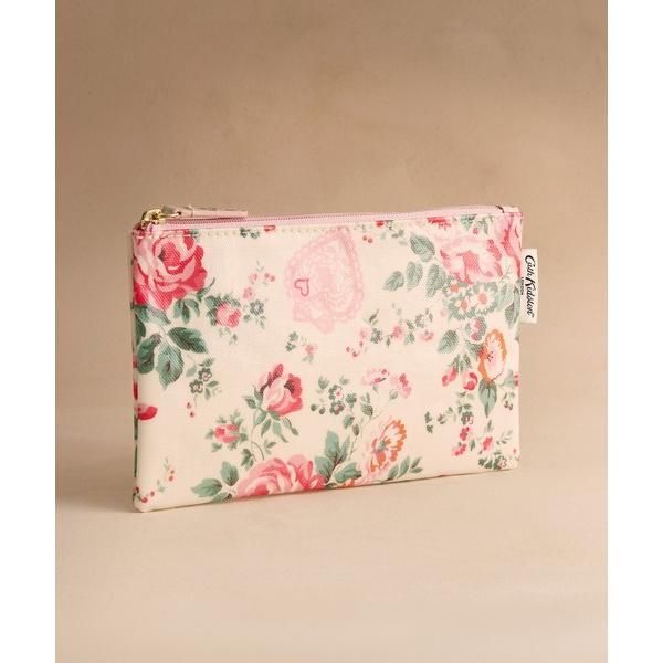 ZOZO問い合わせ番号:104089060ショップ:Cath Kidston，キャス キッドソンブランド:Cath Kidston，キャスキッドソン商品名:ジップド パース Hackney Roseカテゴリ:財布/小物>ポーチブランド...