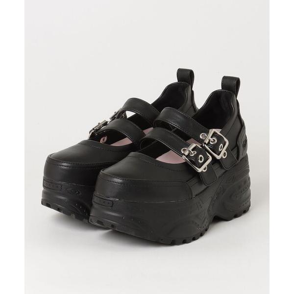 『タイムセール実施中』ZOZO問い合わせ番号:104089070ショップ:Lafayette，ラファイエットブランド:YOSUKE，ヨースケ商品名:ヨースケYOSUKEウィメンズ厚底メリージェーン2ハトメベルトストラップススニーカー2810...