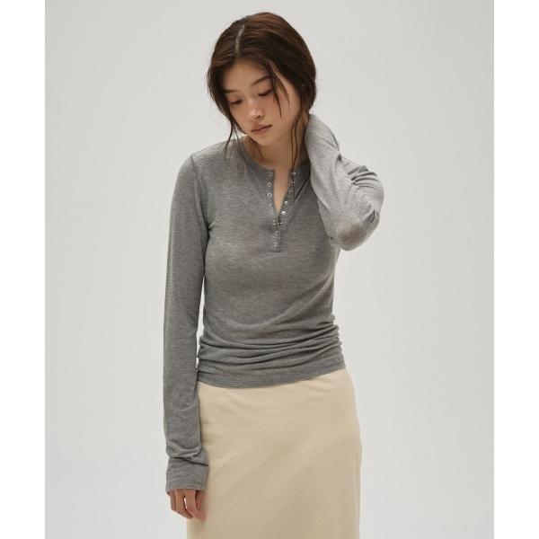 ZOZO問い合わせ番号:104089165ショップ:TODAYFUL，トゥデイフルブランド:TODAYFUL，トゥデイフル商品名:Henleyneck Soft Topsカテゴリ:トップス>Tシャツ/カットソーブランド品番:12610...