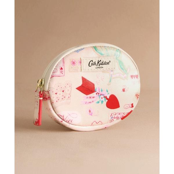 『タイムセール実施中』ZOZO問い合わせ番号:104089705ショップ:Cath Kidston，キャス キッドソンブランド:Cath Kidston，キャスキッドソン商品名:オーバル コイン パース Love Notesカテゴリ:財布/...