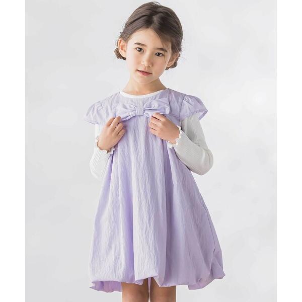 『タイムセール実施中』ZOZO問い合わせ番号:104089834ショップ:BEBE ONLINE STORE，ベベ オンラインストアブランド:BeBe Petits Pois Vert，ベベプチポワヴェール商品名:センターリボンバルーンシル...