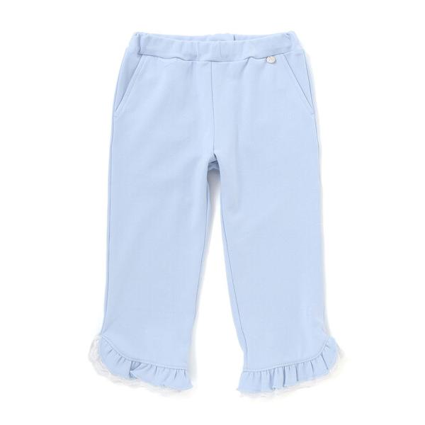 『タイムセール実施中』ZOZO問い合わせ番号:104089838ショップ:BEBE ONLINE STORE，ベベ オンラインストアブランド:BeBe Petits Pois Vert，ベベプチポワヴェール商品名:裾フリルカットソー7分丈パ...