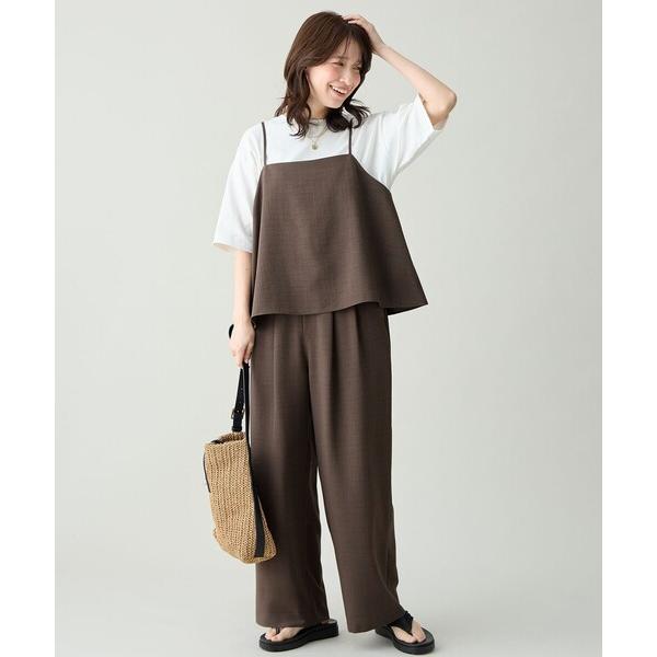 ZOZO問い合わせ番号:104090343ショップ:ANY，エニィブランド:ANY，エニィ商品名:【2SET】2WAYビスチェ×ワイドパンツセットアップカテゴリ:ジャケット/アウター>セットアップブランド品番:OPFXLM0400素材...