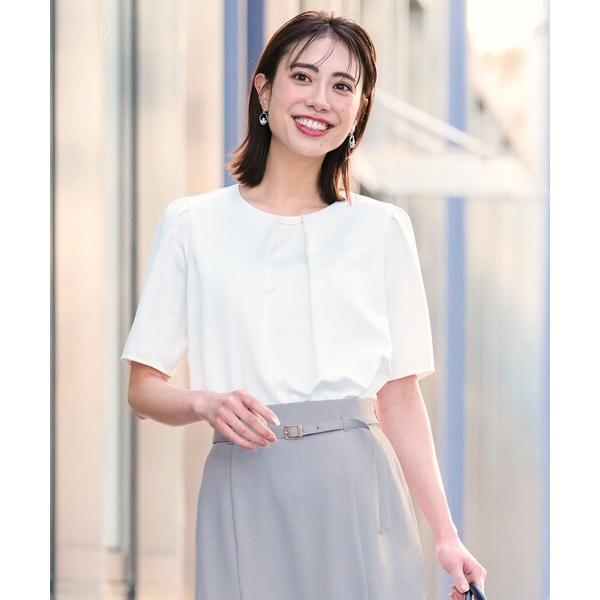 ZOZO問い合わせ番号:104090384ショップ:S size ONWARD（小さいサイズ），エスサイズ　オンワードブランド:ANY SIS，エニィスィス商品名:【2WAY】サテン ブラウスカテゴリ:トップス>シャツ/ブラウスブラン...