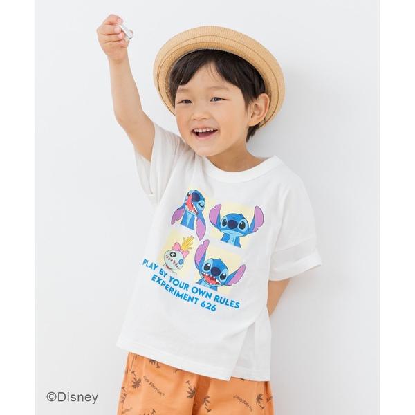 ZOZO問い合わせ番号:104090507ショップ:JAM ＆ LINK，ジャムアンドリンクブランド:Disney，ディズニー，chil2，チルツー商品名:〈リロ＆スティッチ〉半袖Tシャツカテゴリ:トップス>Tシャツ/カットソーブラン...