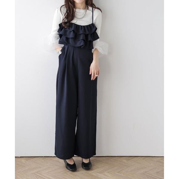 『タイムセール実施中』ZOZO問い合わせ番号:104090523ショップ:SUGAR BISKET，シュガービスケットブランド:AMELY，エミリー，SUGAR BISKET，シュガービスケット商品名:フリルビスチェ キャミサロペットカテゴ...