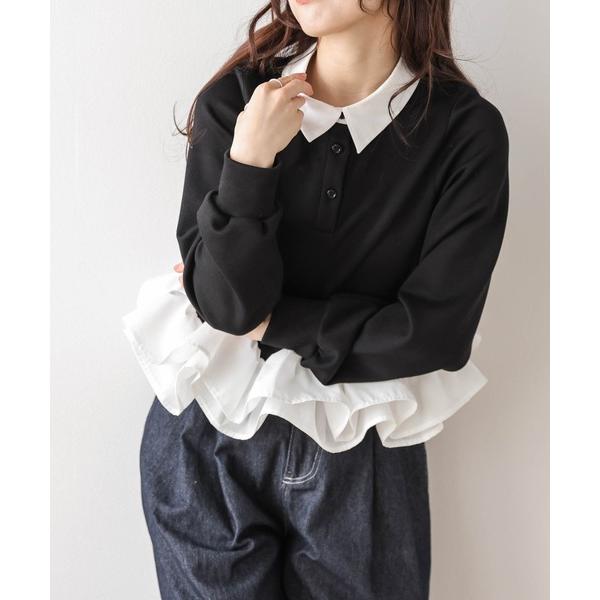 『タイムセール実施中』ZOZO問い合わせ番号:104090529ショップ:SUGAR BISKET，シュガービスケットブランド:AMELY，エミリー，SUGAR BISKET，シュガービスケット商品名:ダブルフリル ペプラムトップスカテゴリ...