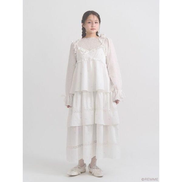 ZOZO問い合わせ番号:104090622ショップ:merry jenny，メリージェニーブランド:merry jenny，メリージェニー商品名:Dreamy flower onepieceカテゴリ:ワンピース/ドレス>ワンピースブラ...