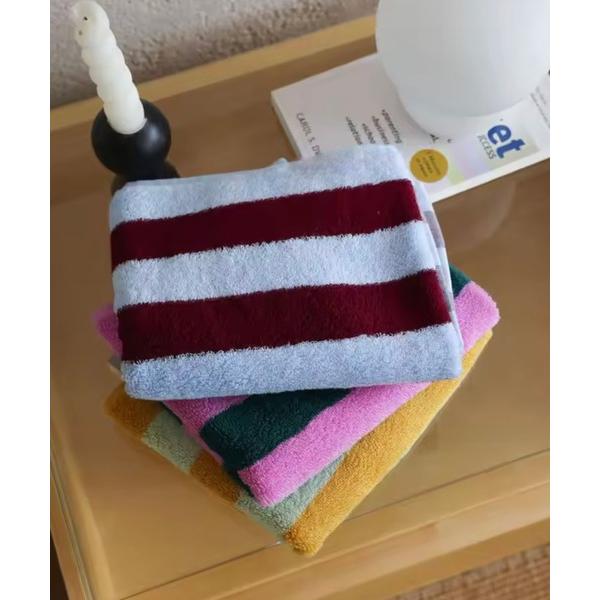 『タイムセール実施中』ZOZO問い合わせ番号:104090997ショップ:RiNc，リンクブランド:ammy.，エイミードット商品名:【 ammy. / エイミードット 】 マルチカラー ストライプ フェイス タオルカテゴリ:インテリア&g...
